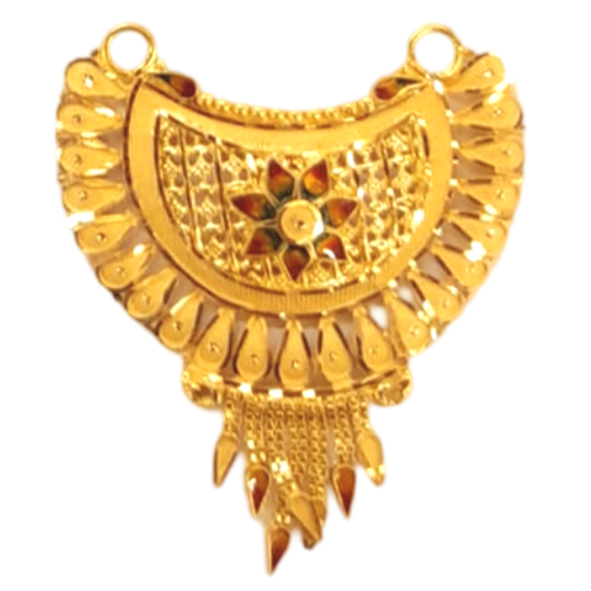 GUINEA GOLD 22k MANGALSUTRA LOCKET - Guinea - The Hallmark Jewellers